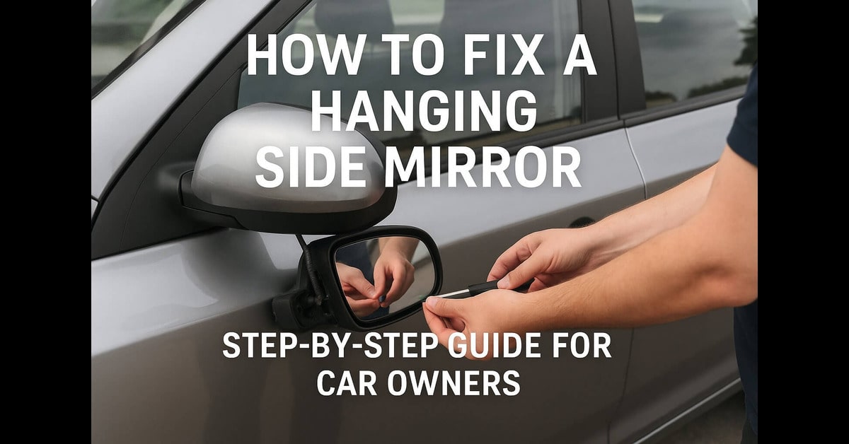 How to Fix a Hanging Side Mirror-Guide for Car Owners